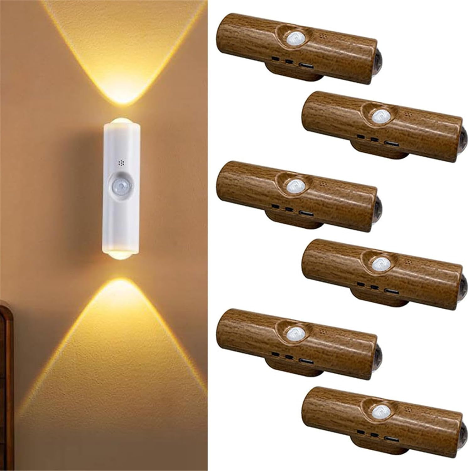 Rechargeable Smart LED Motion Sensor Ambient Light, Punch-Free Smart ...