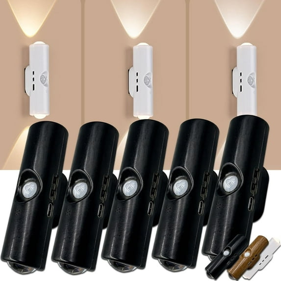 Rechargeable Smart LED Motion Sensor Ambient Light, USB Type-C Charging ...