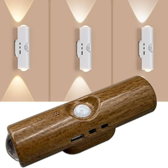 Rechargeable Smart LED Motion Sensor Ambient Light, USB Type-C Charging ...