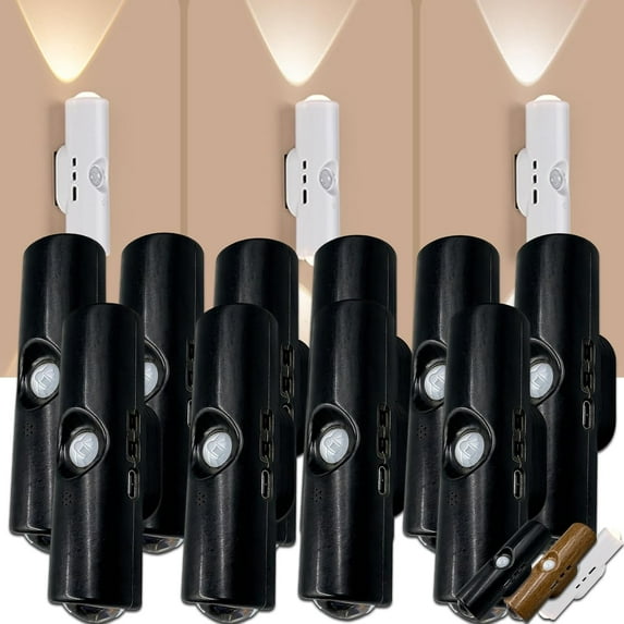 Rechargeable Smart LED Motion Sensor Ambient Light, USB Type-C Charging ...