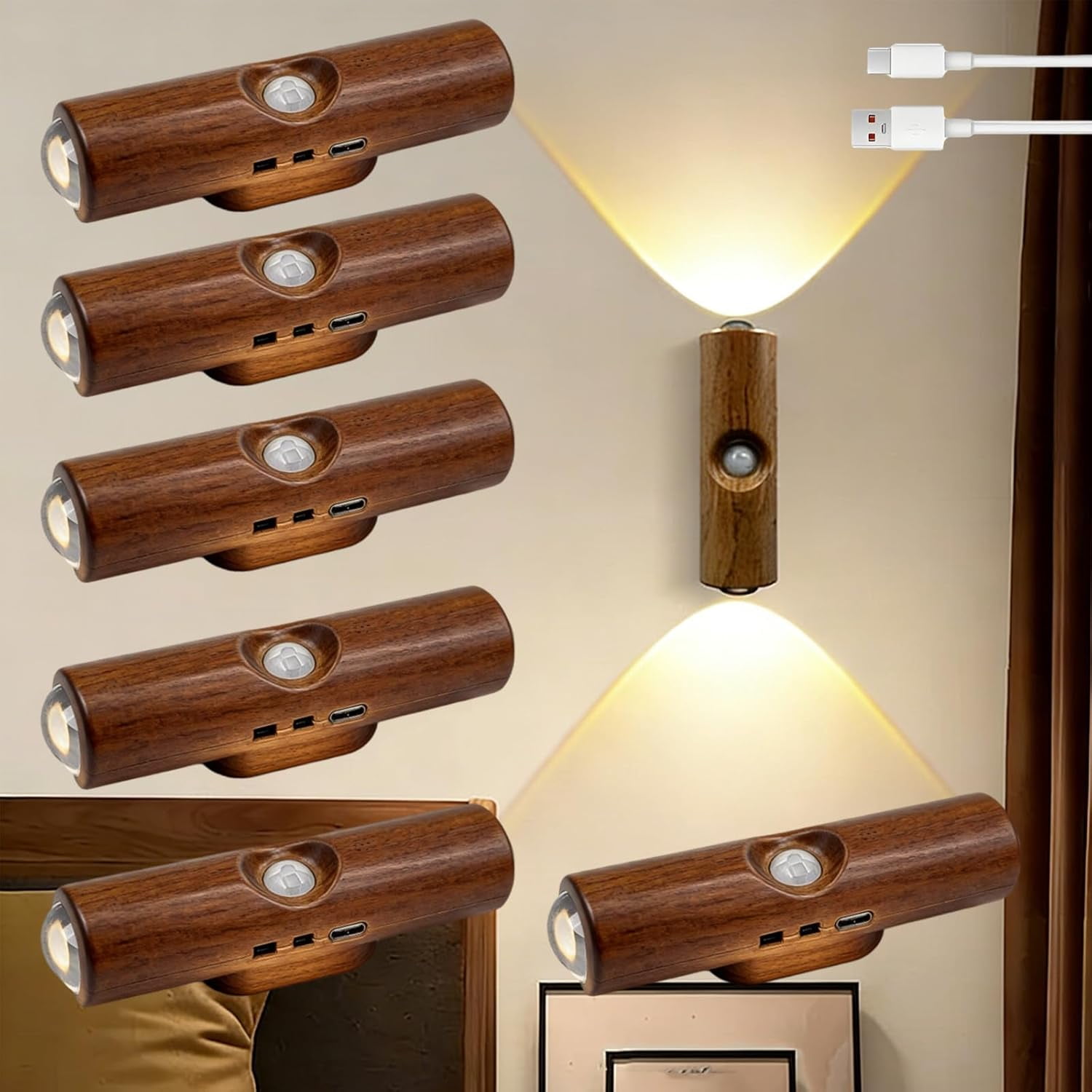 Rechargeable Smart Led Motion Sensor Ambient Light, Rgb Gradient ...