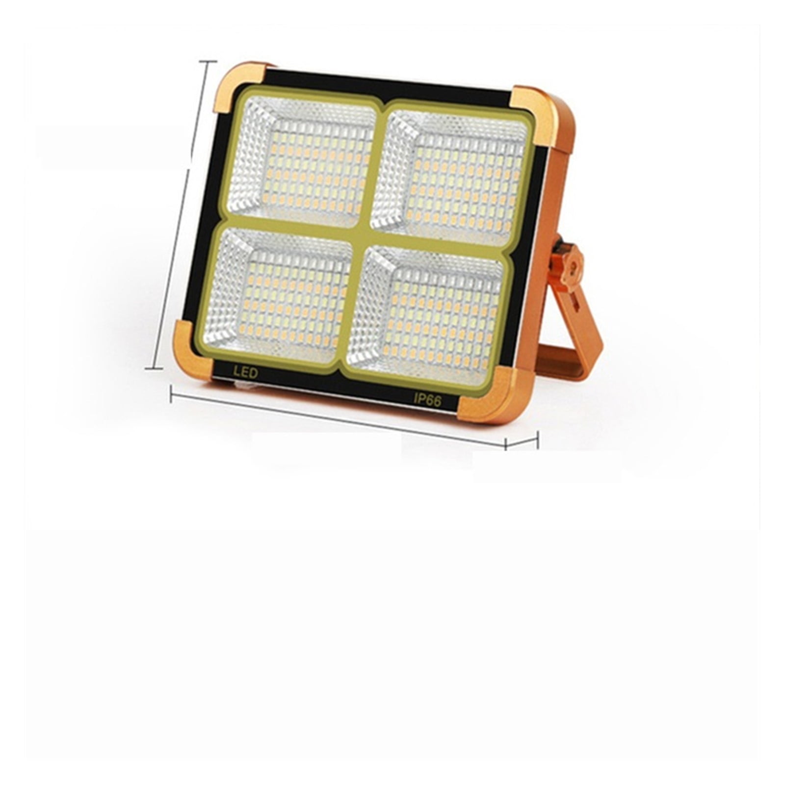 Rechargeable Solar Flood Light Outdoor Portable LED Reflector Spotlight ...