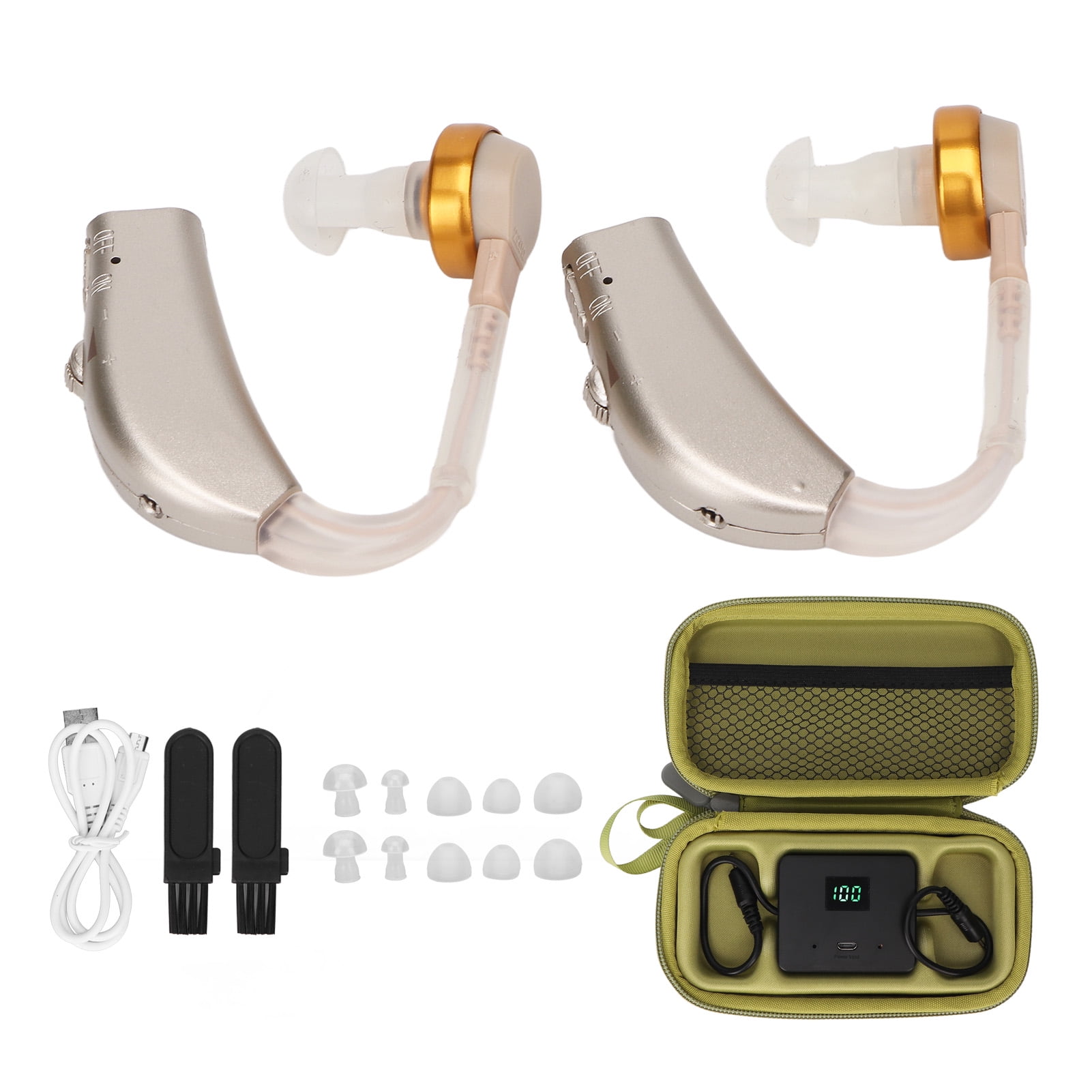 Rechargeable Sound Amplifier - Ergonomic, Low-Noise Listening Device ...