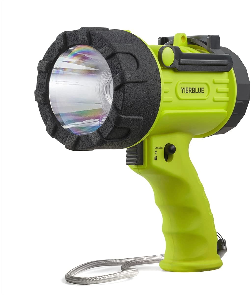 The Rechargeable Spotlight with 200000 Lumen LED, IP67 Waterproof ...