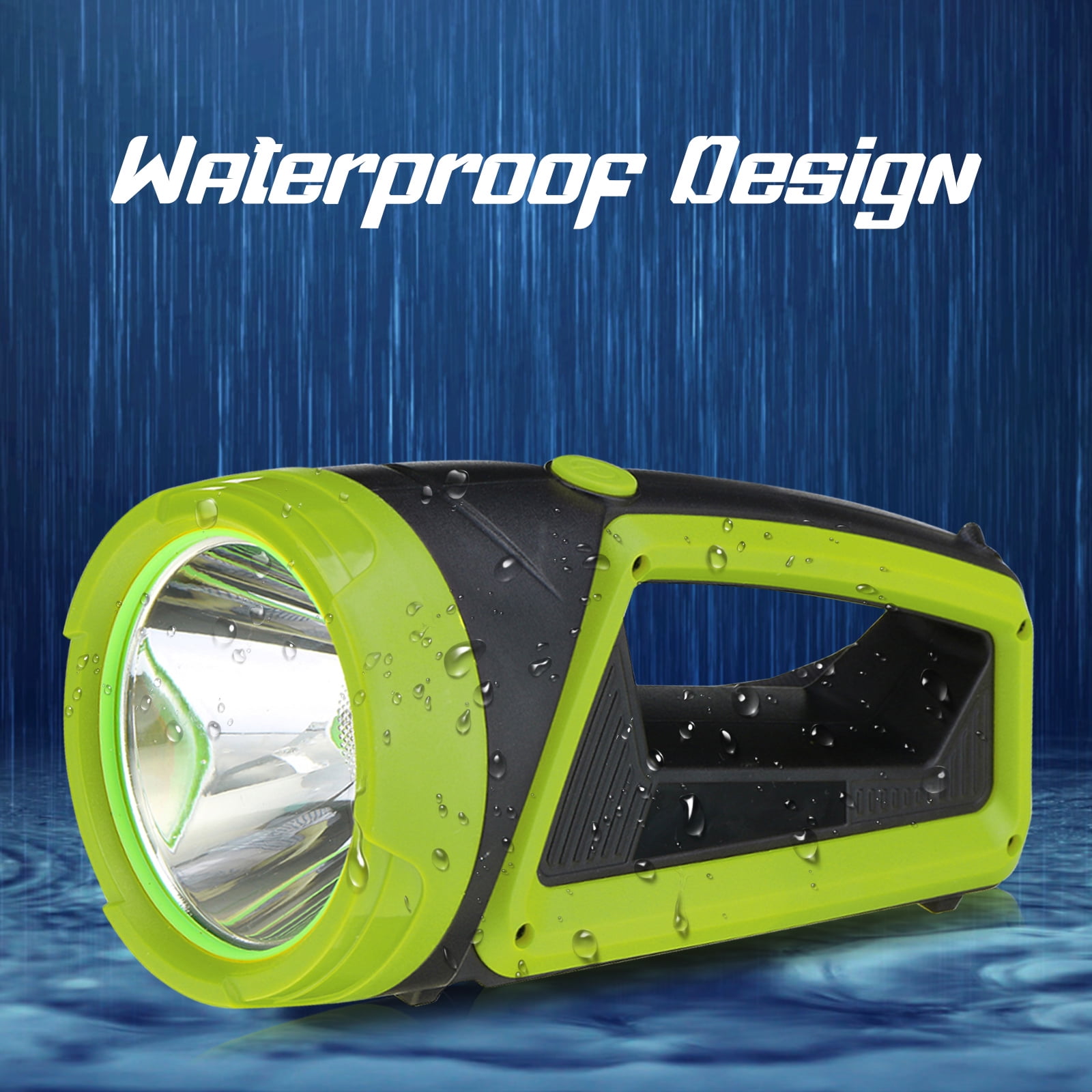 Rechargeable Spotlight LED Flashlight, 100000LM Super Bright Spotlight ...