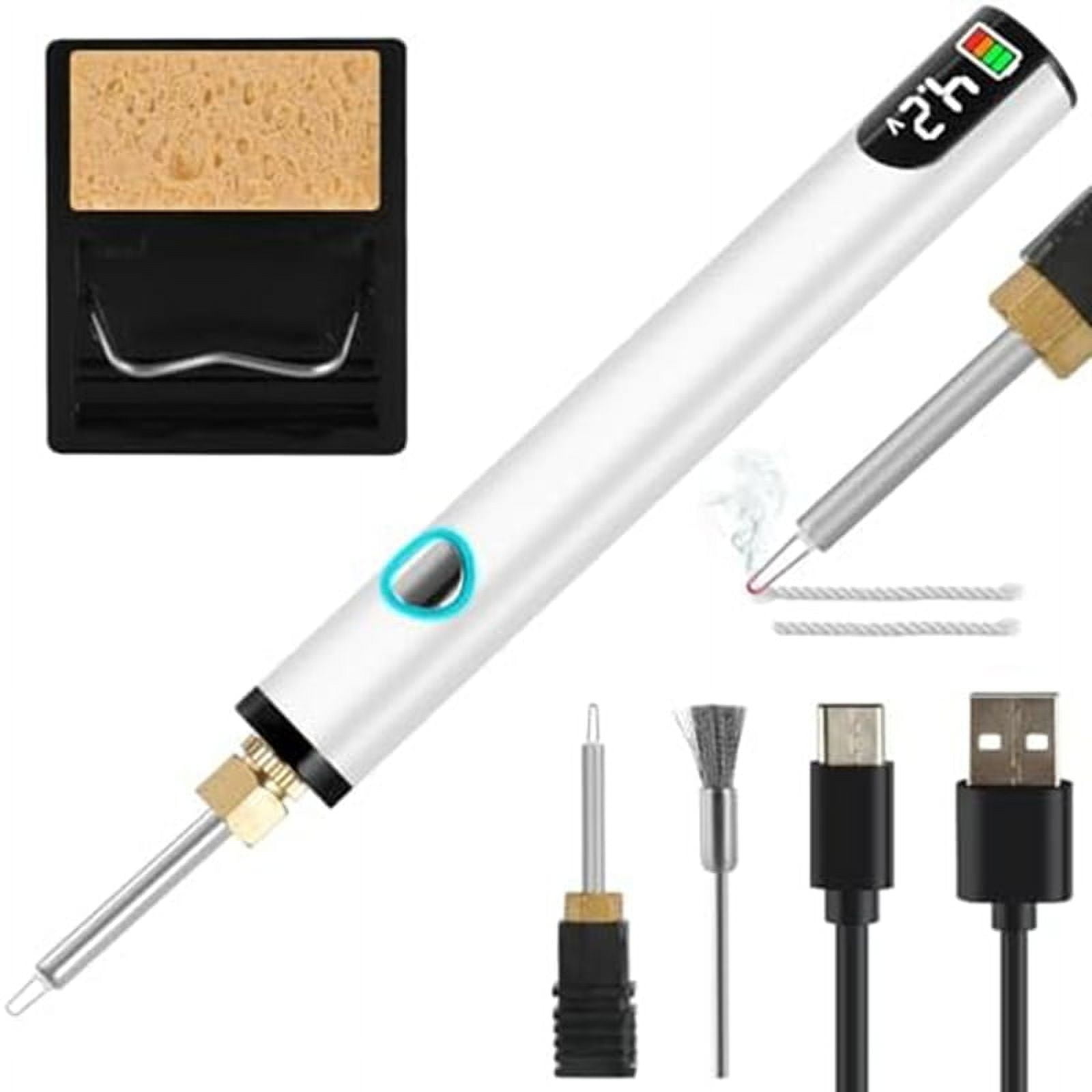 Rechargeable Thread Burner Kit for Jewelry Making,Digital Zapper Tool,Leather Craft,Sewing ...