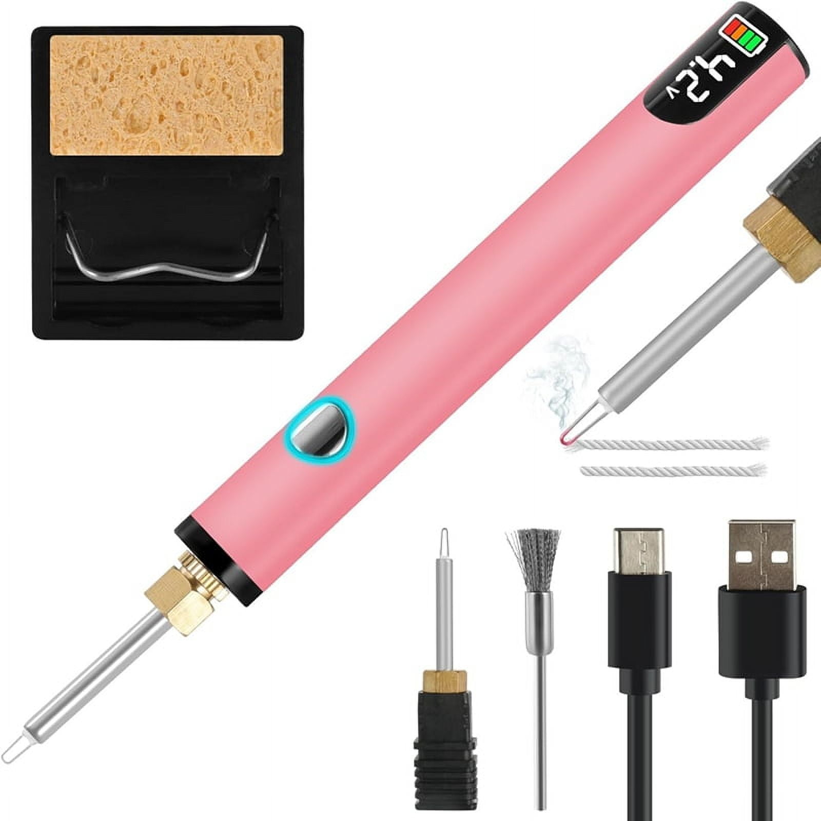 Rechargeable Thread Burner Kit for Jewelry Making,Digital Thread Zapper ...