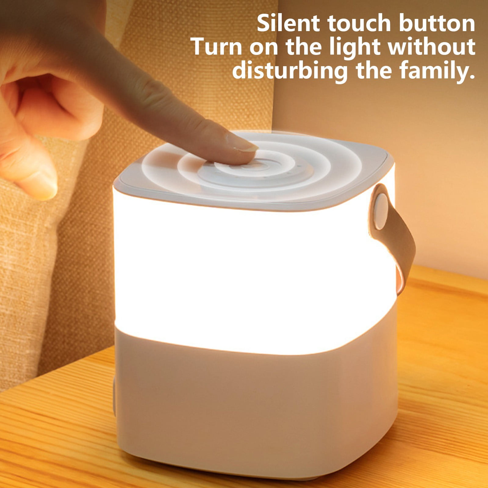 Rechargeable Touch Night Light - USB Rechargeable Night Light, Bedside ...