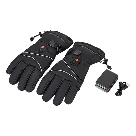 Rechargeable Touchscreen Heated Gloves for Winter Sports Skiing and ...