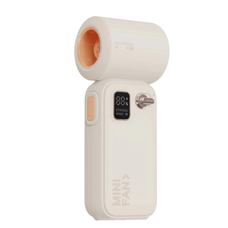 Rechargeable Turbo Hand Fan - Portable, Adjustable Speeds, Mini ...