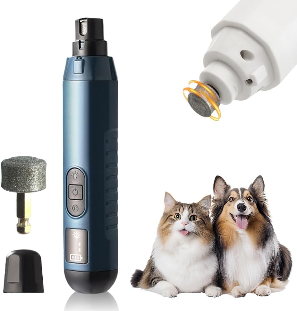 Rechargeable USB Charging Electric Pet Nail Grinder, 2024 New Dog Nail ...