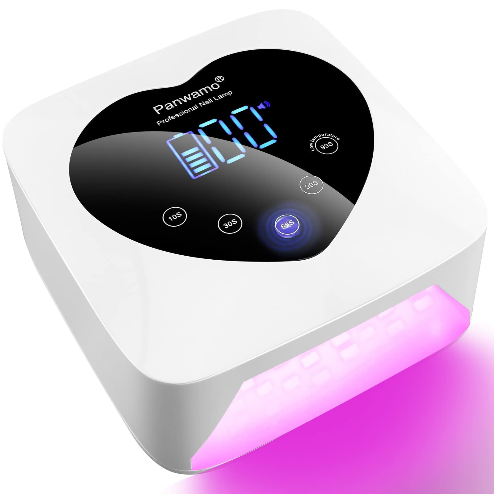 Rechargeable UV LED Nail Lamp,72W Cordless UV Light Nails with ...