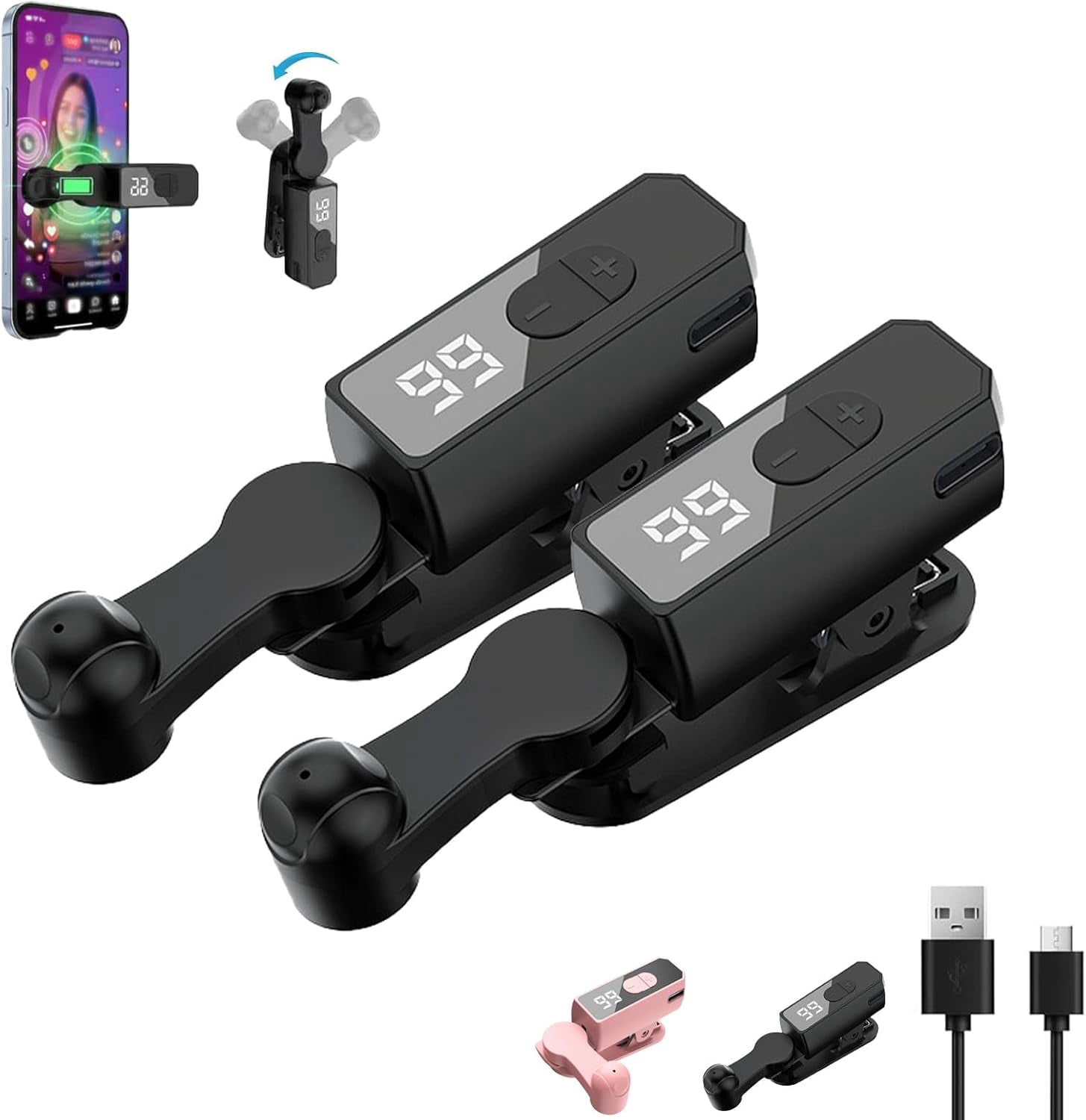 Rechargeable Version Automatic Clicker for Smartphone, Adjustable Speed ...