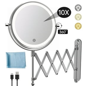 Shop Wall Mounted Extendable Mirrors for Modern Bathrooms and Makeup