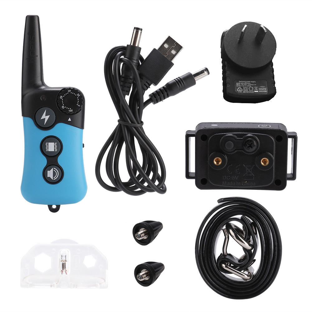 Rechargeable Waterproof Electric Remote Dog Training Collar 330 Yard ...