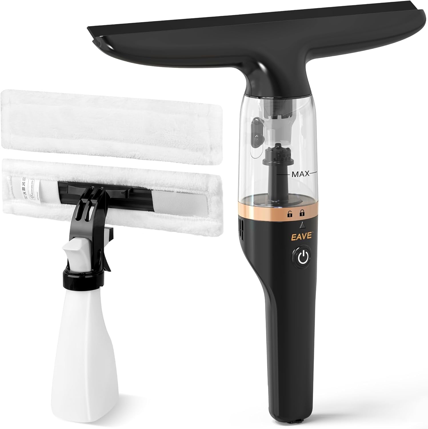 Rechargeable Window Vac, Electric Window Vacuum Squeegee, with 11 in ...