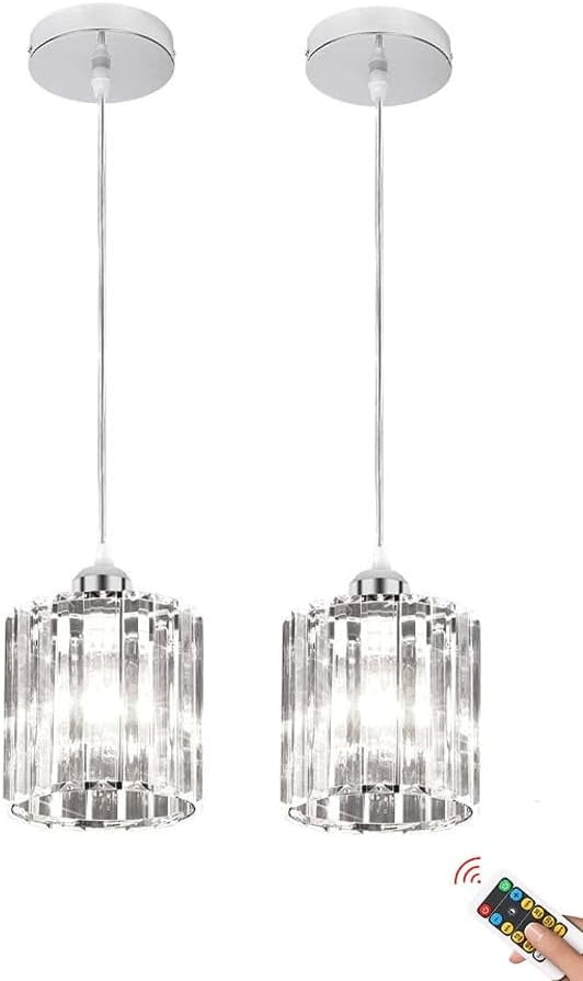 Rechargeable Wireless BatteryOperated Pendant Light with Bulb & Remote ...