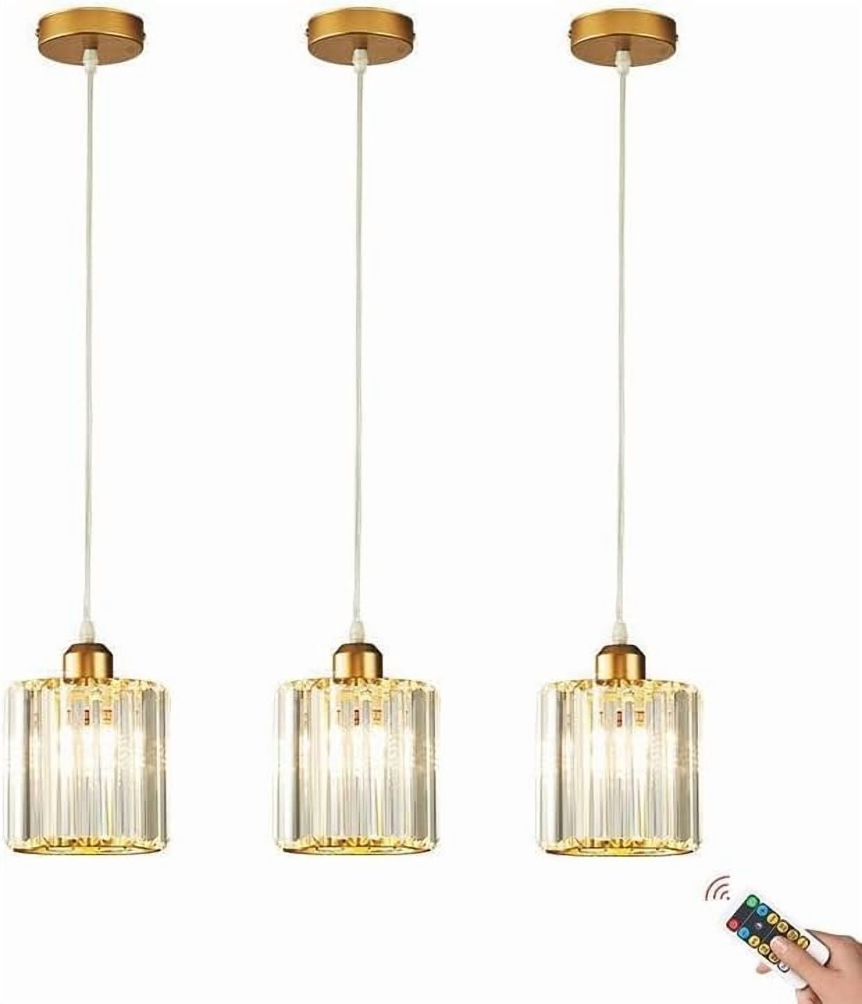 Rechargeable Wireless BatteryOperated Pendant Light with Bulb & Remote ...