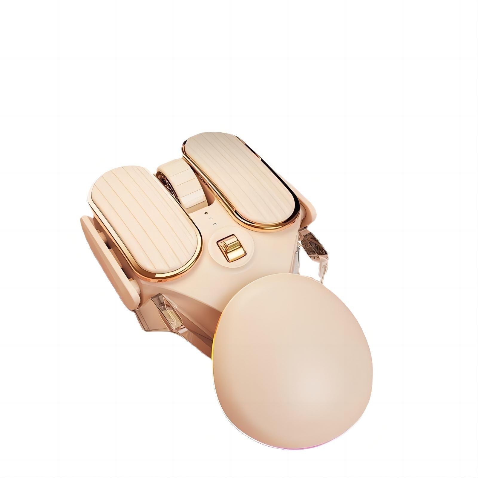 Rechargeable Wireless Bluetooth Dual-mode Mouse, Sci-fi Mute Gaming ...