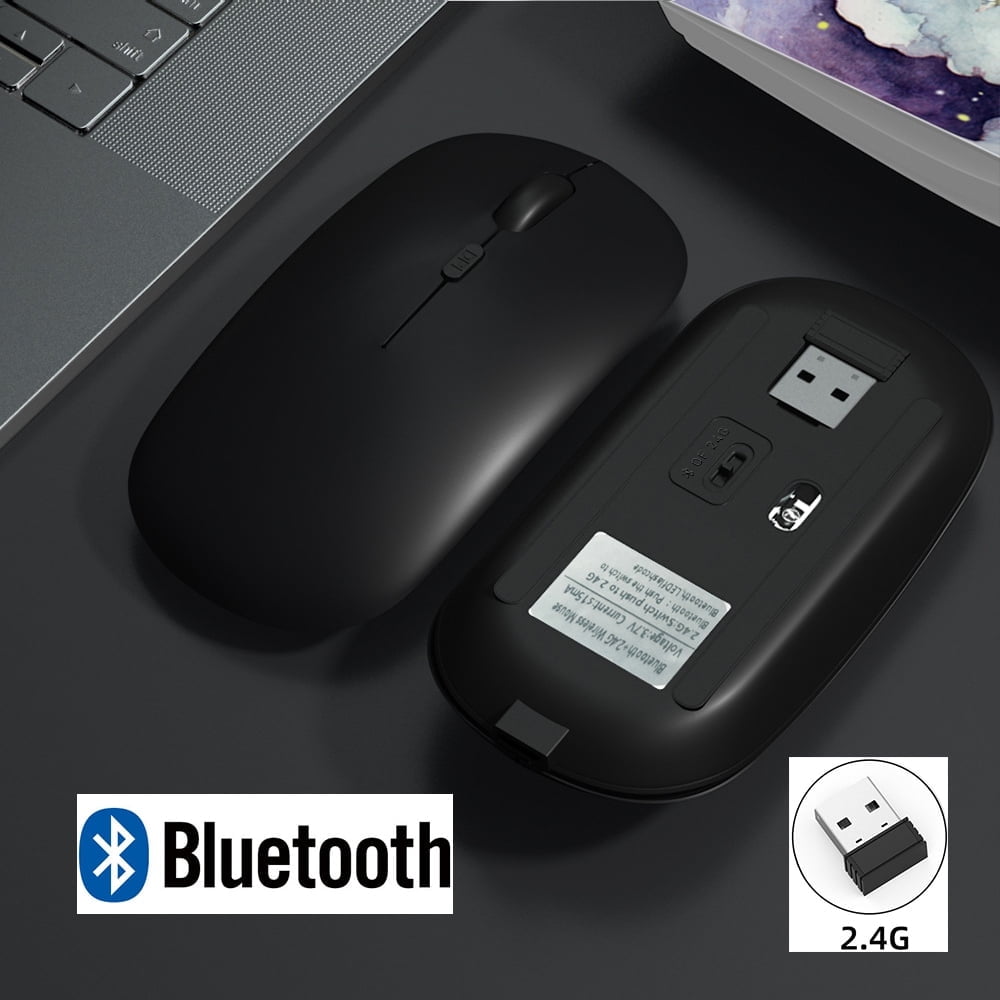 Rechargeable Wireless Bluetooth Mouse For iPad Samsung Huawei MiPad 2 ...