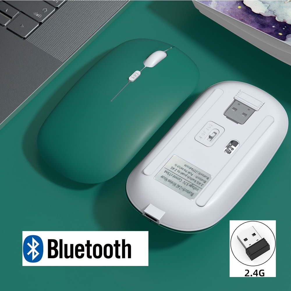 Rechargeable Wireless Bluetooth Mouse For iPad Samsung Huawei MiPad 2 ...