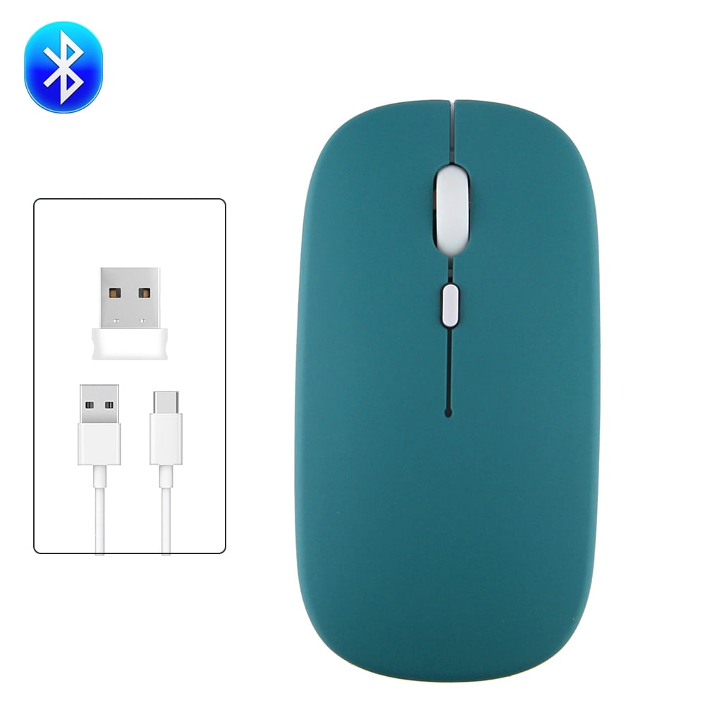 Rechargeable Wireless Bluetooth Mouse Portable Silent Ergonomic Mice ...