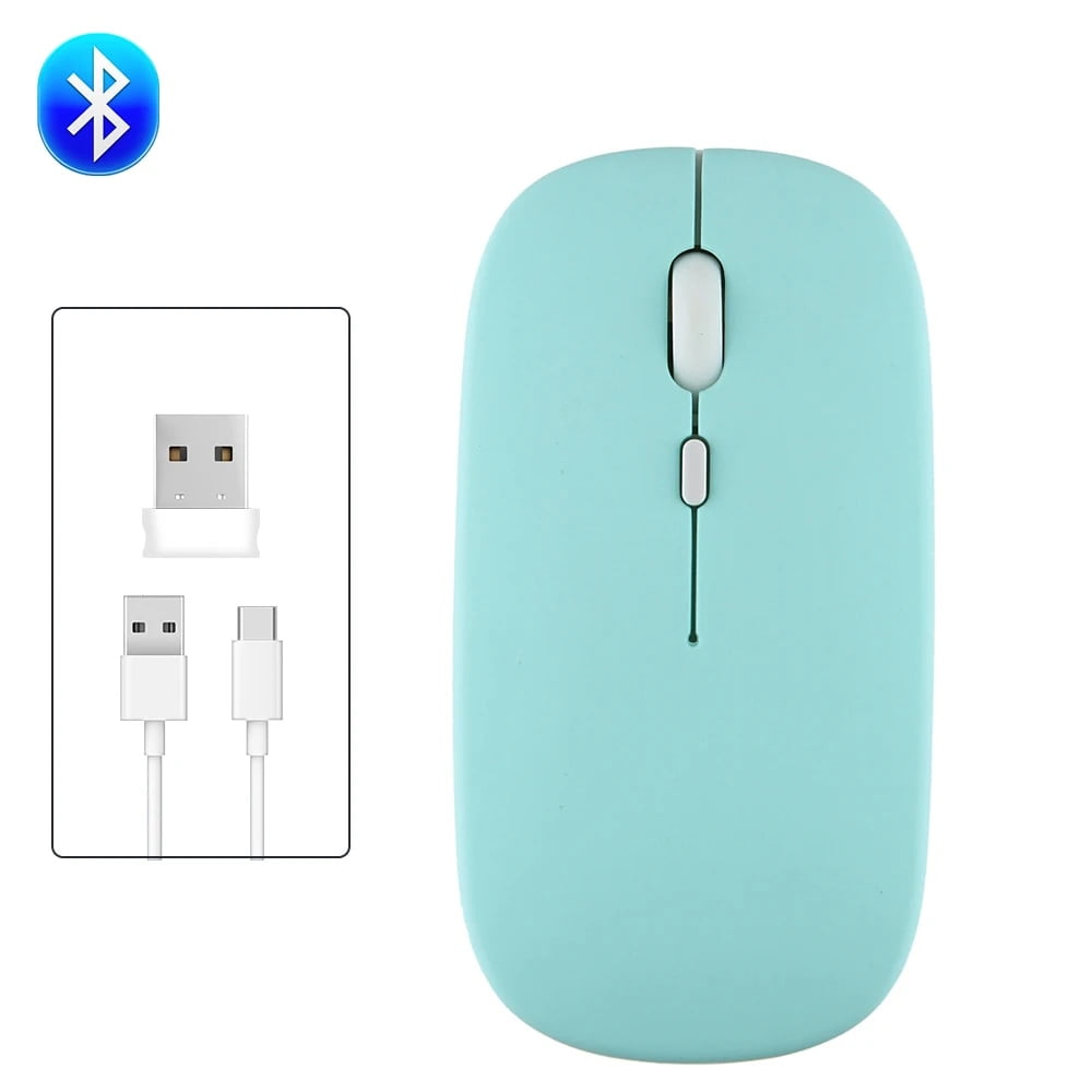 Rechargeable Wireless Bluetooth Mouse Portable Silent Ergonomic Mice ...