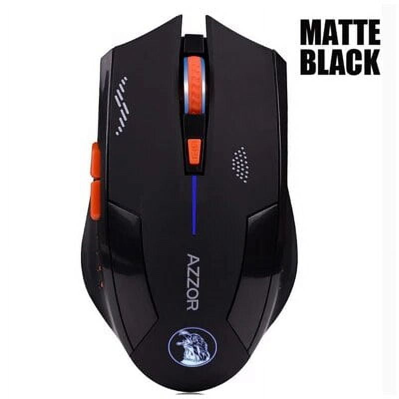Rechargeable Wireless Illuminate Computer Mouse Mice Gaming 2400 DPI 2 ...