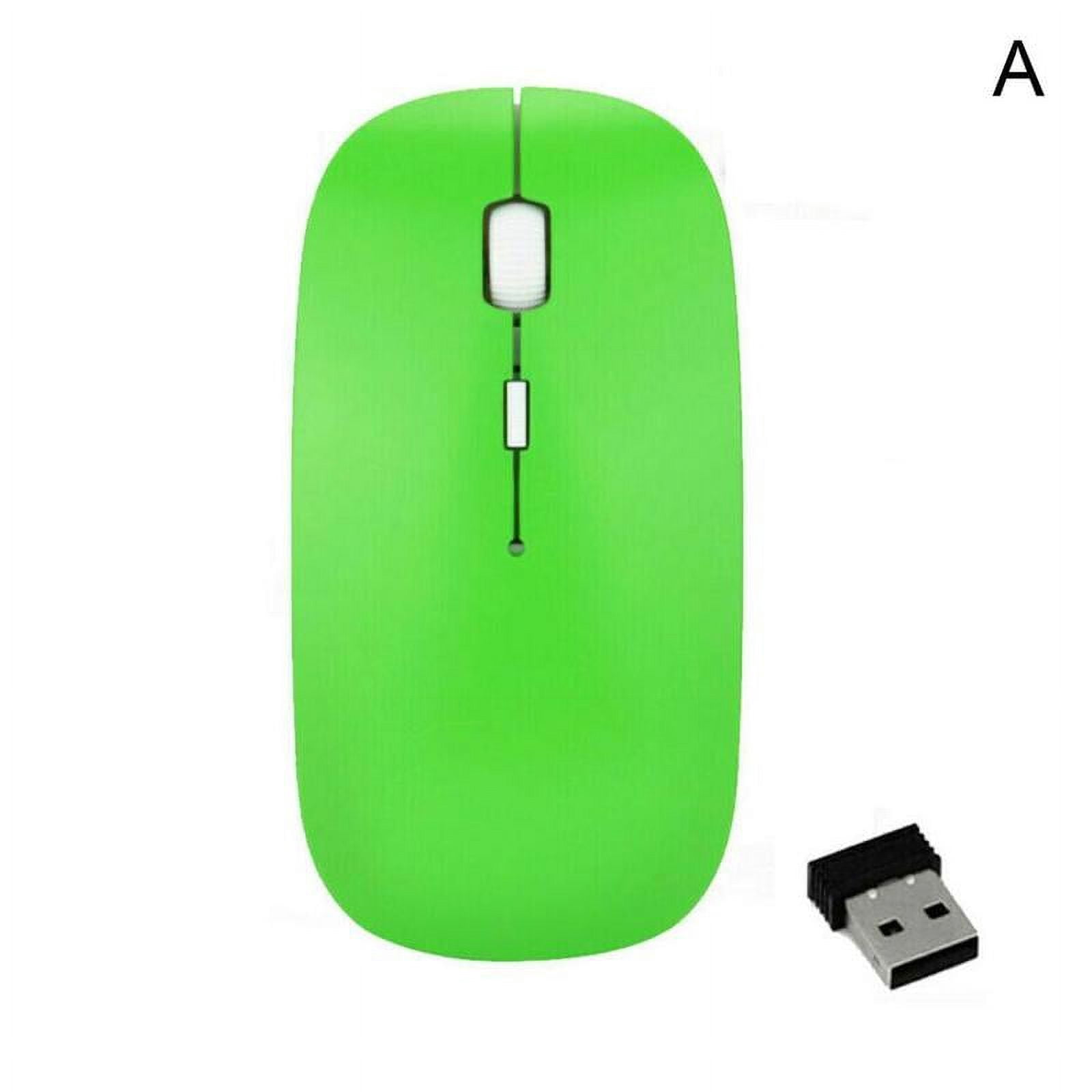 Rechargeable Wireless Mouse, 2.4g Portable Optical Silent Ultra Thin ...