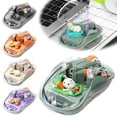 Rechargeable Wireless Mouse, Cute Doll Design, 3-Mode Silent Bluetooth ...