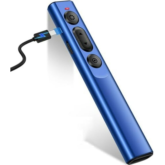 Rechargeable Wireless Presenter Remote for PPT, 2.4GHz Presentation ...