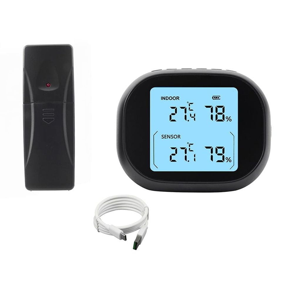 Rechargeable Wireless Thermometer And Hygrometer Electronic Thermometer ...