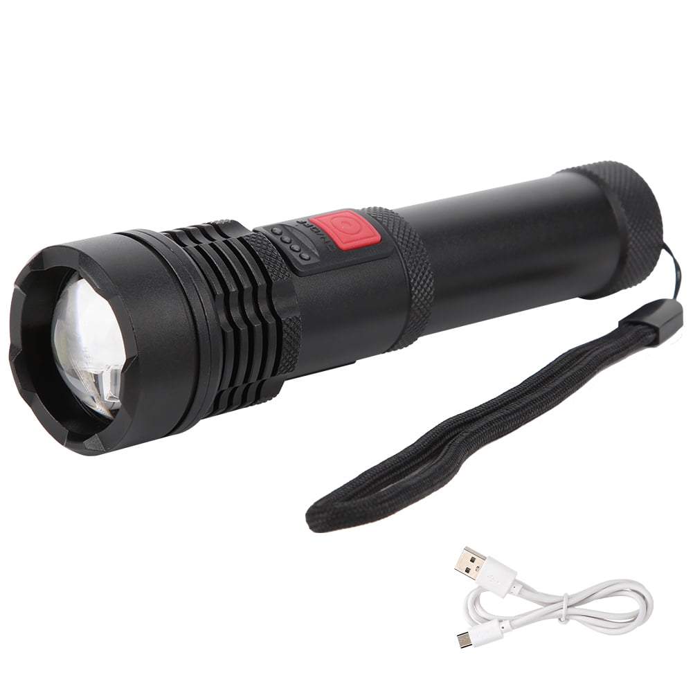 Rechargeable XHP50 USB Torch - Portable Flashlight for Outdoor Camping ...
