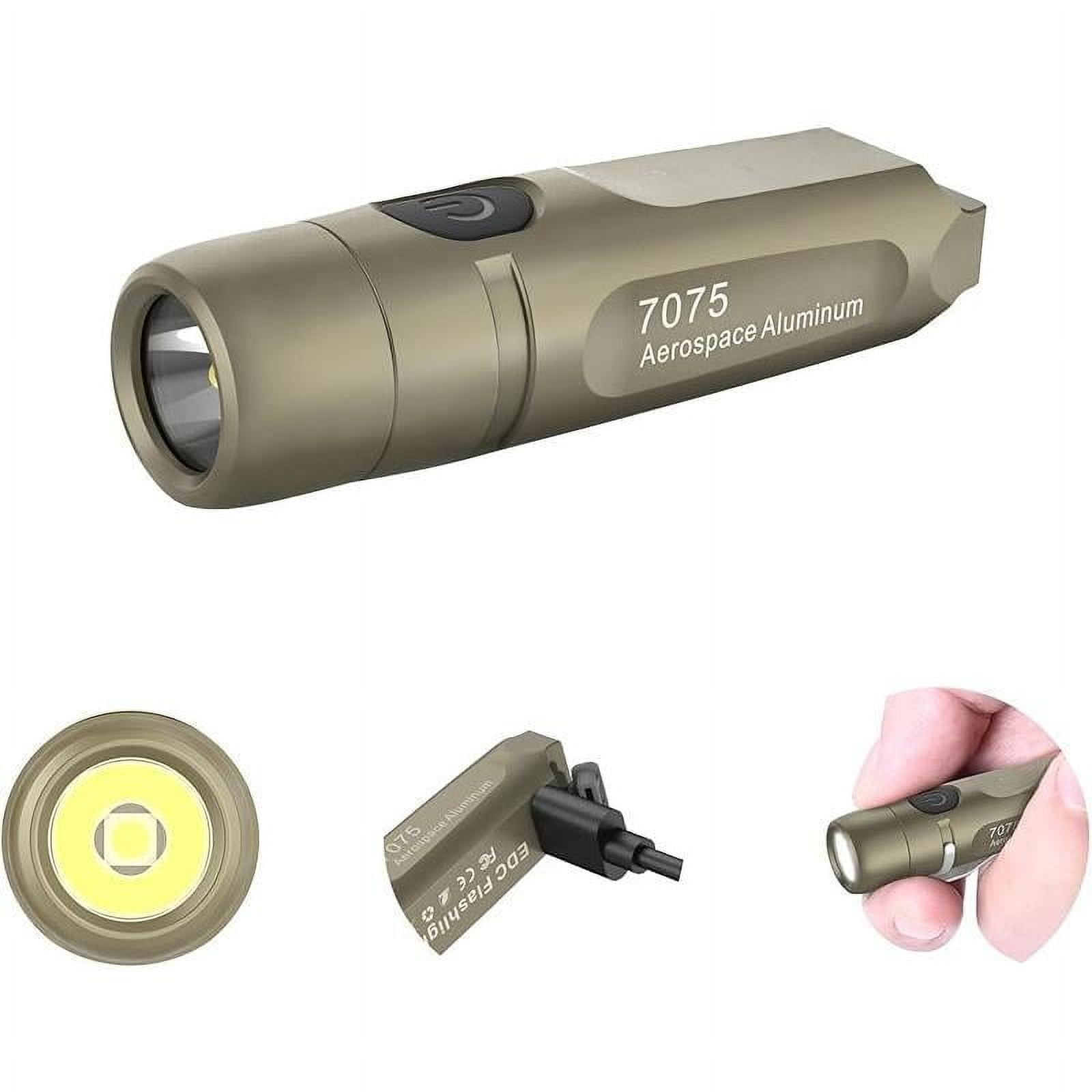 Rechargeable keychain flashlights, 650 high lumens EDC pocket ...