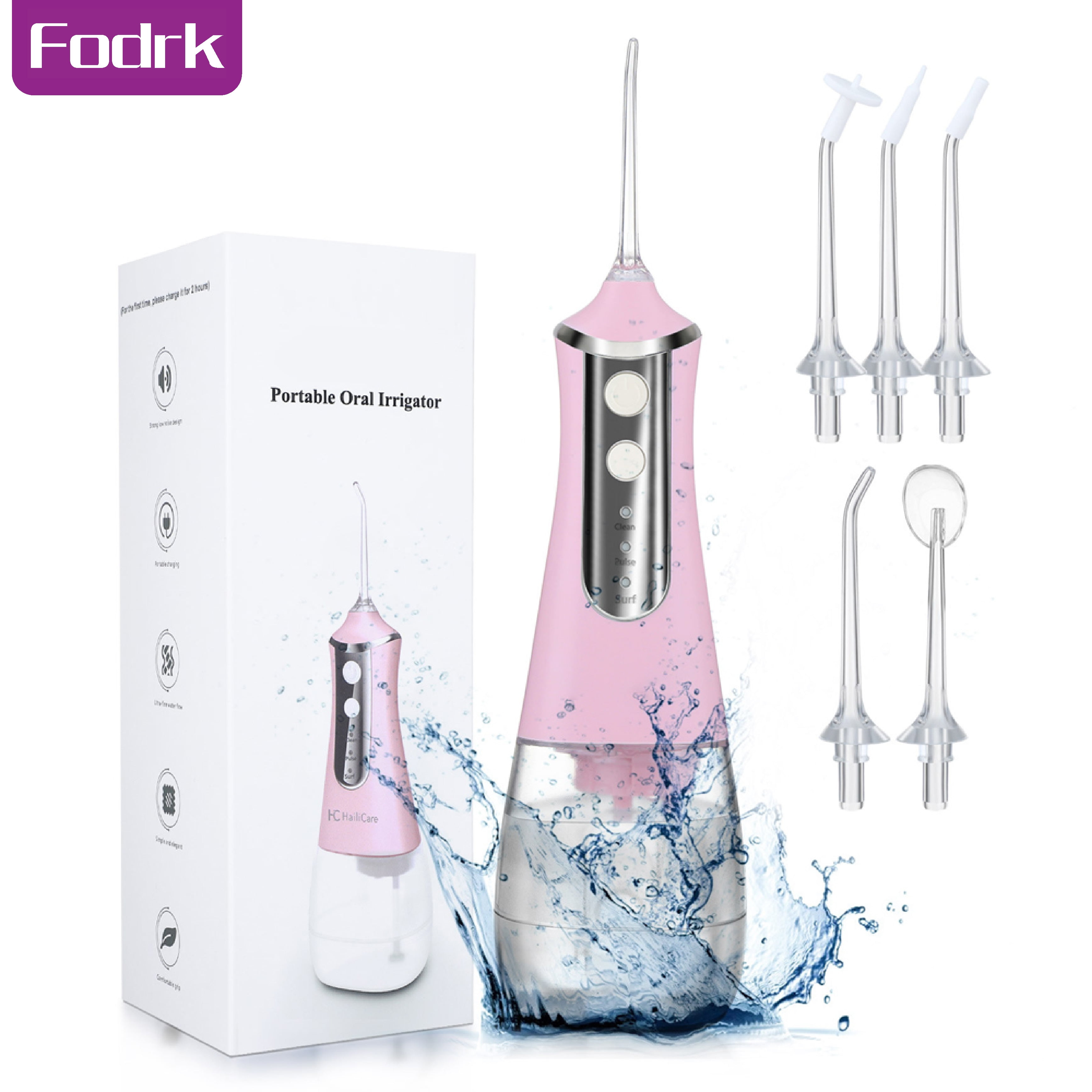 Rechargeable portable rechargeable tartar removal dental water jet oral ...