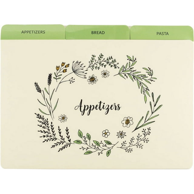 Recipe Card Dividers (24 Pack) (Other) - Walmart.com