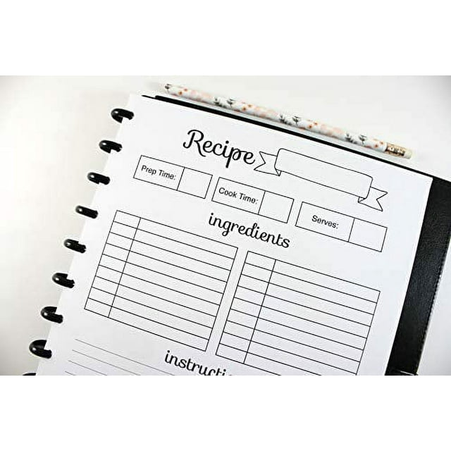 Recipe Inserts for 11 Disc Planners - Walmart.com
