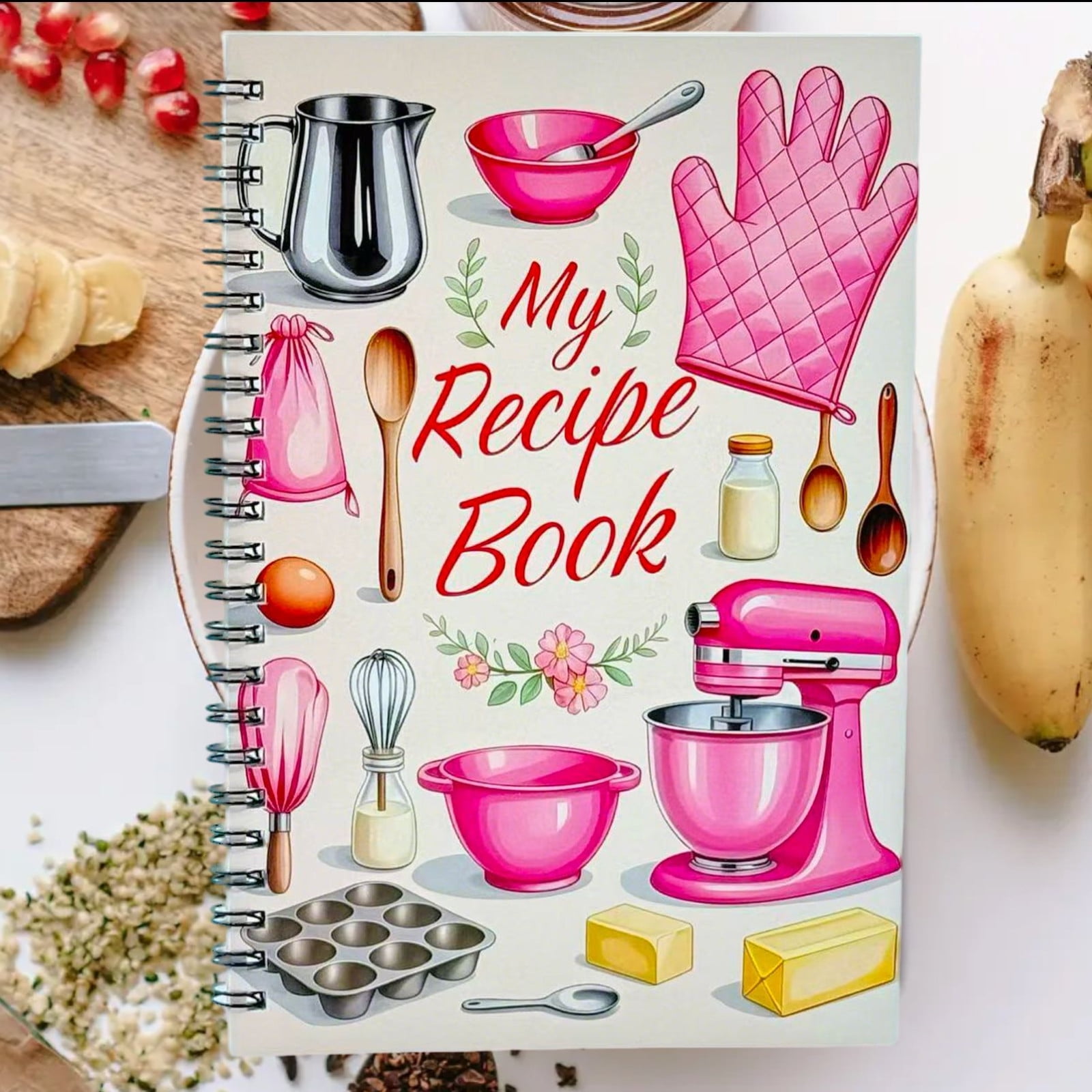 Recipe Notebook with Coil Binding for Organized Cooking and Meal ...