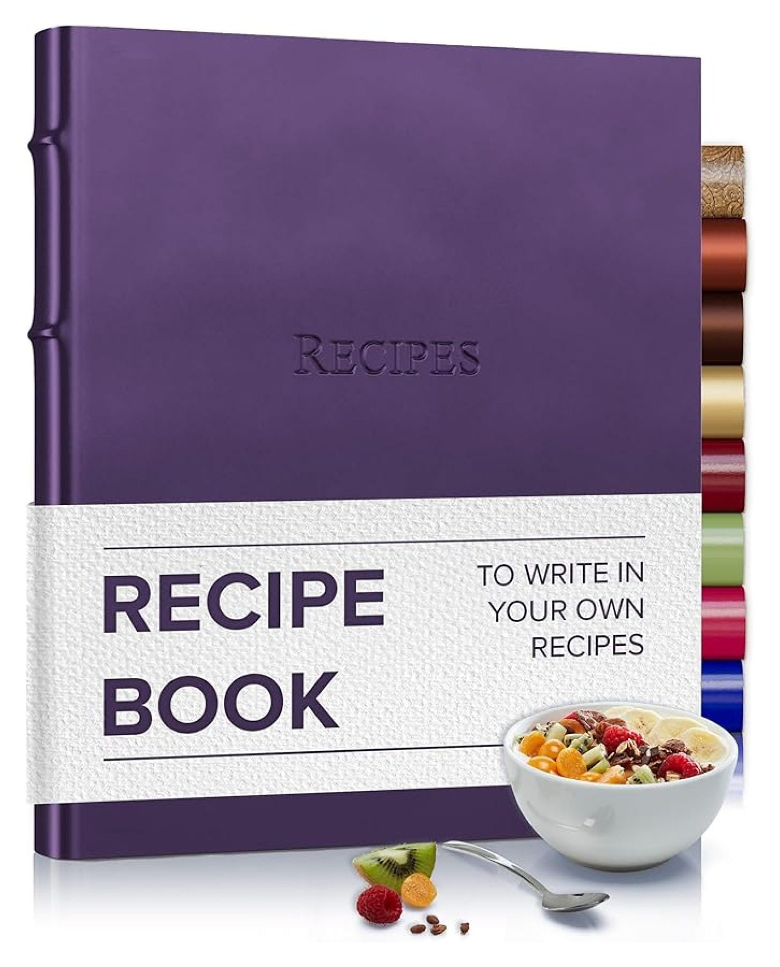 Recipe book to write in your own recipes - 3 Ring Recipe Binder With ...