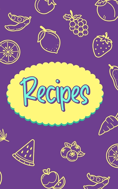 Recipes Food Journal Hardcover: Kitchen Conversion Chart, Diary Food ...