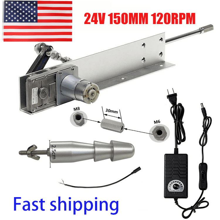 Reciprocating Cycle Linear Actuator 24V 80mm 120rpm Adjustable ...