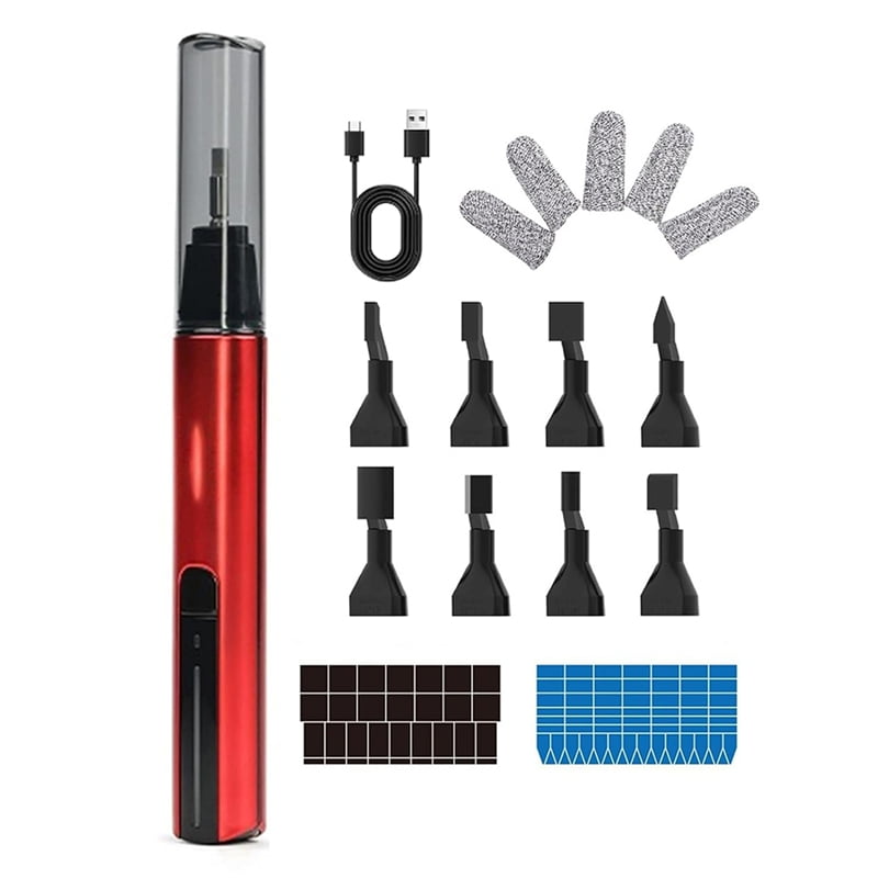 Reciprocating Electric Sanding Pen, 3-Speed Adjustable Detail Pen Anti ...