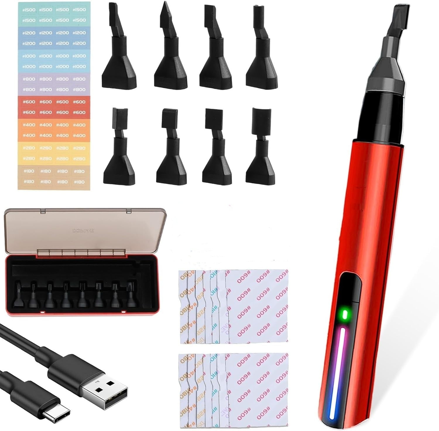 Reciprocating Sander, Mini Detail Sander Tool, USB Quick Charging ...