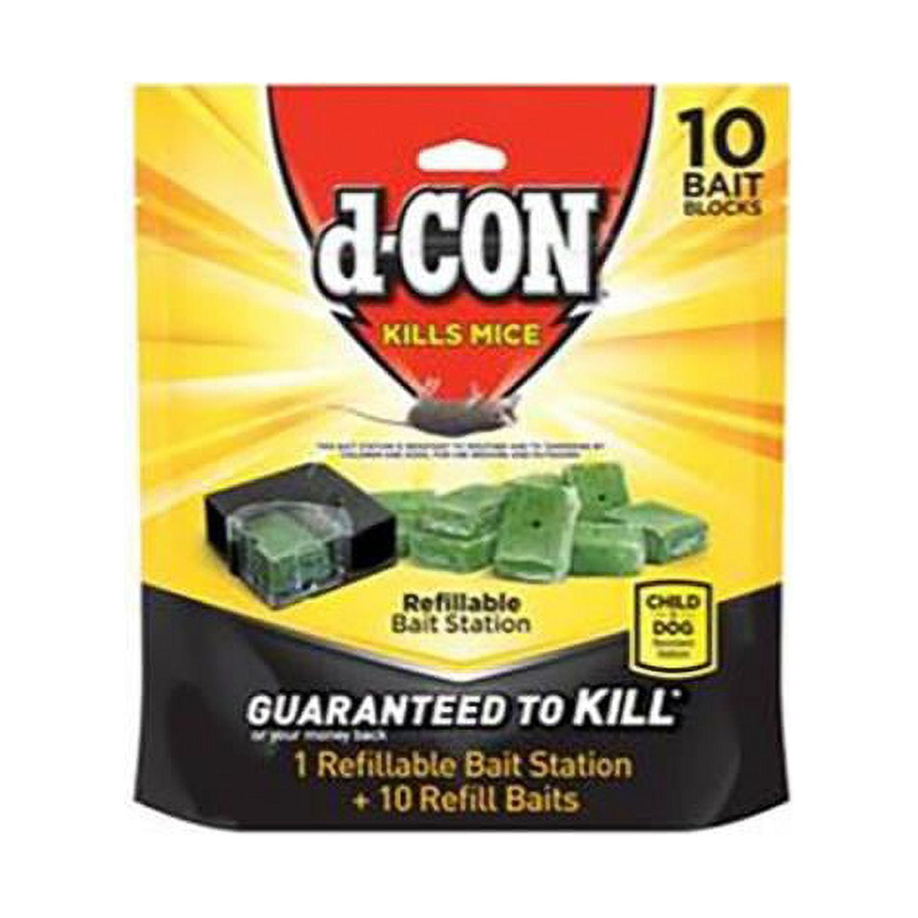 Reckitt Benckiser Bait Station with 10 Refills Corner Fit - Walmart.com