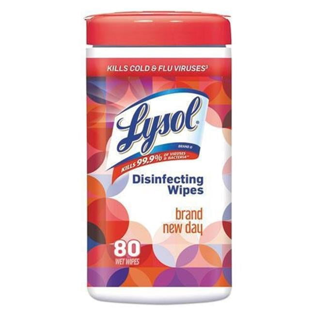 Reckitt Benckiser RAC97181 Disinfecting Brand New Day Wipes - 80 Count ...