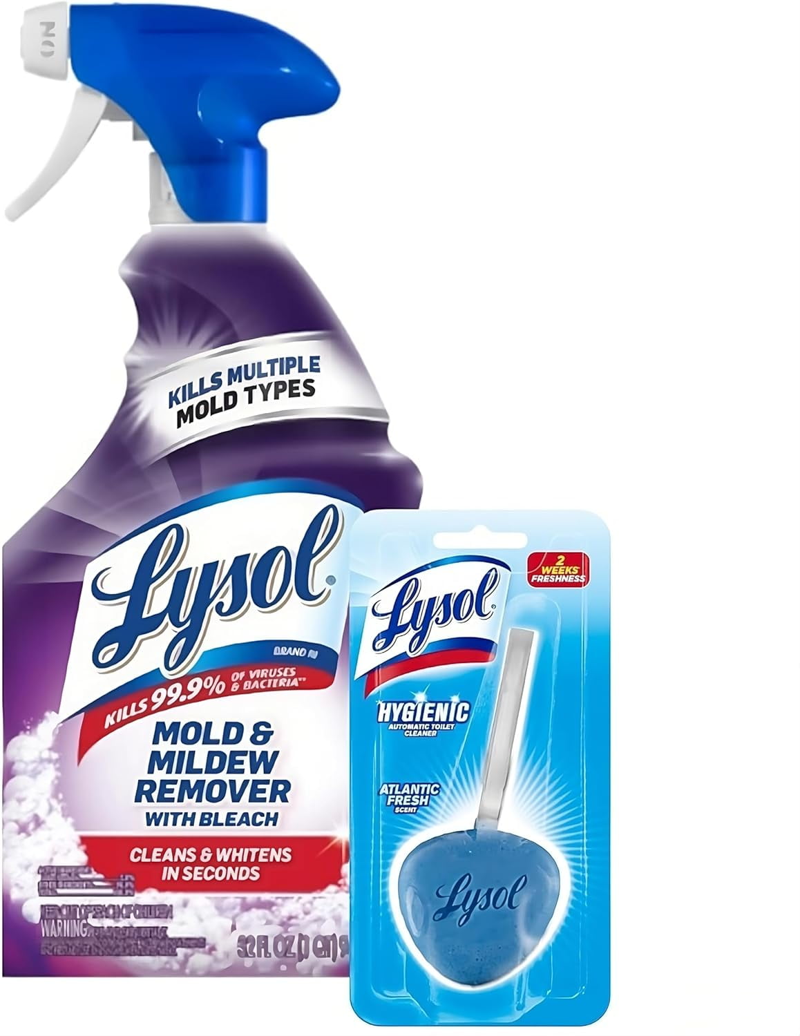 Reckitt Lysol Bathroom Cleaner Spray with Mold and Mildew Remover ...