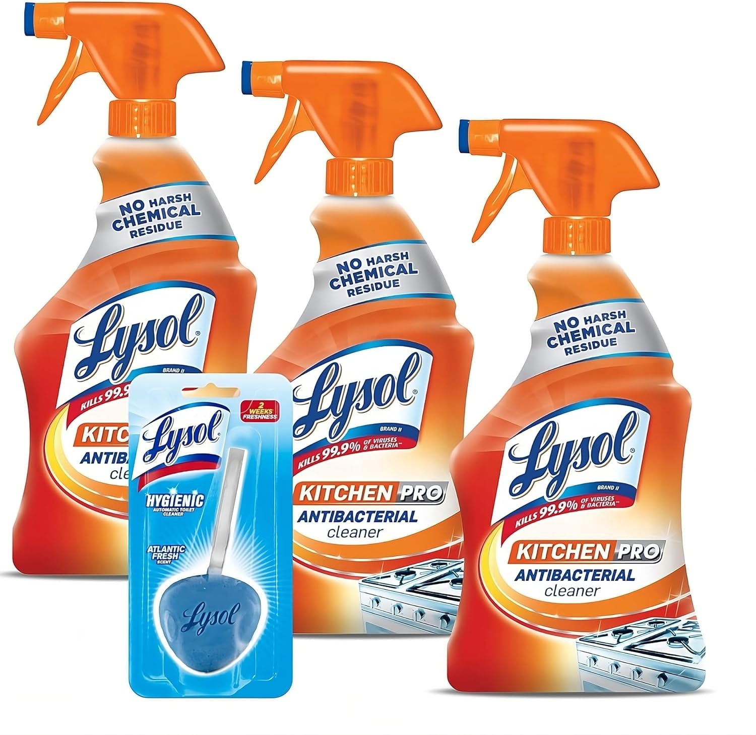 Reckitt Lysol Kitchen Pro Antibacterial Cleaner Trigger 22 Fl Oz (Pack ...