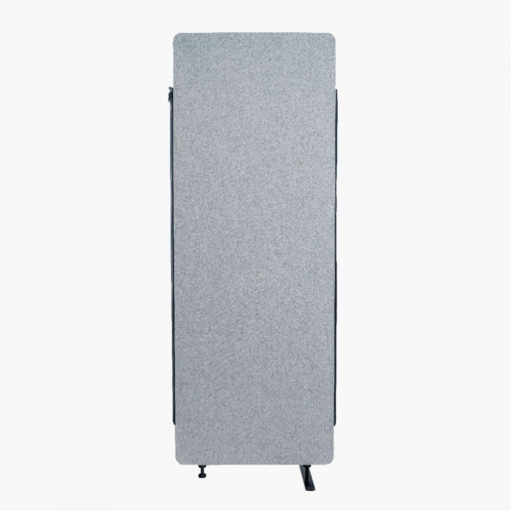 Reclaim Acoustic Room Dividers - Single Expansion Panel in Misty Gray ...