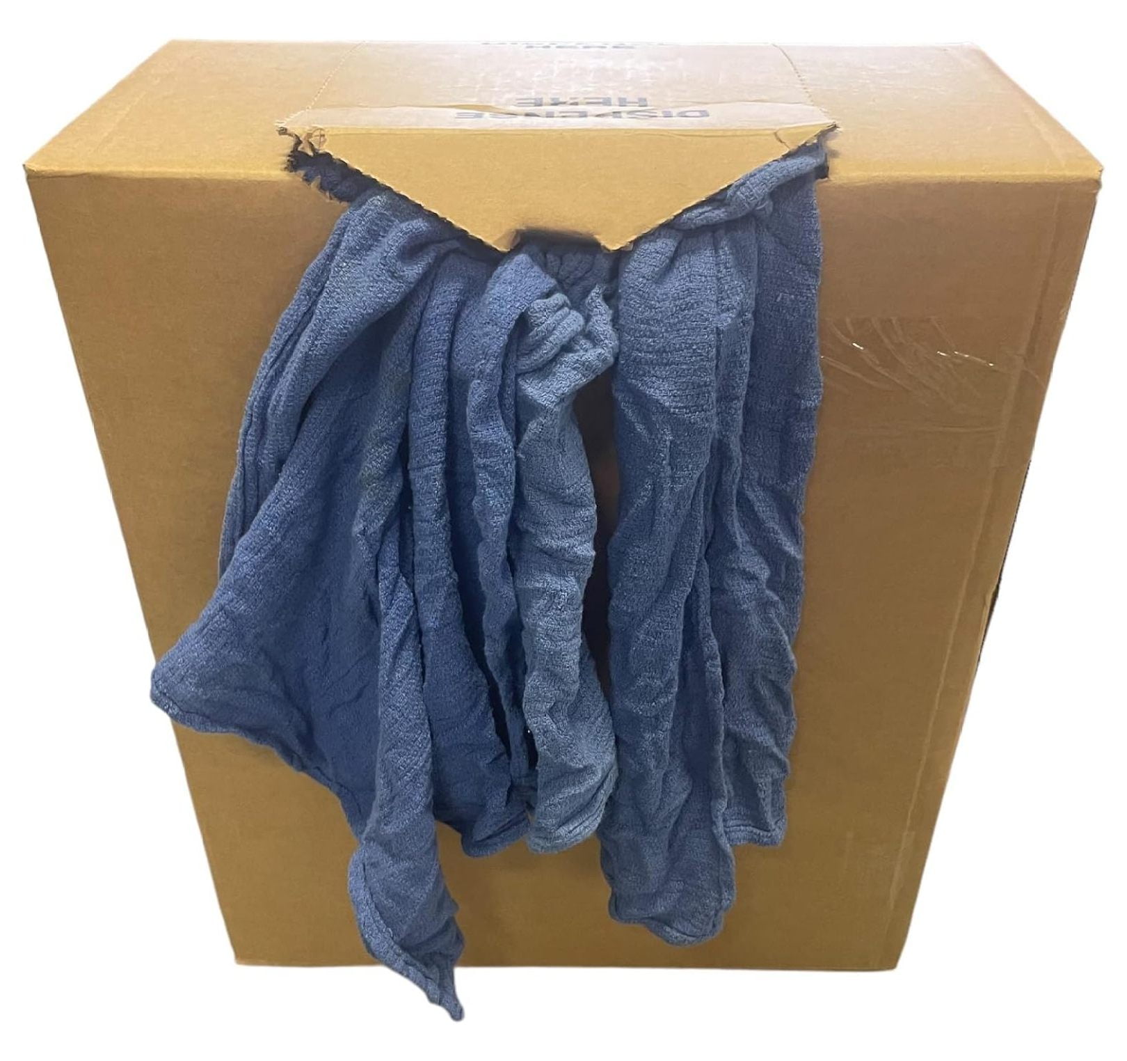 | Reclaimed Blue Huck Towels | Surgical Towels | Shop Rags | 25lb Box ...