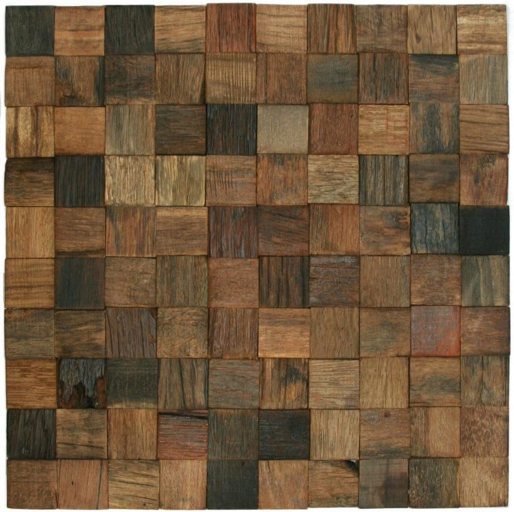 Reclaimed Boat Wood XL - 12" x 12" Sustainable Southeast Asian Timber ...